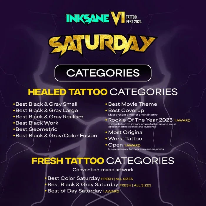 Inksane Tattoo Fest #6 • August 2024 • Puerto Rico