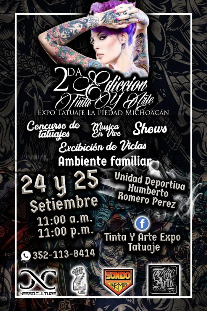 Tinta Y Arte Tattoo Expo • September 2023 • Mexico